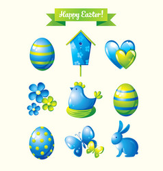 Spring elements Royalty Free Vector Image - VectorStock