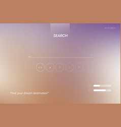 Search page design Royalty Free Vector Image - VectorStock