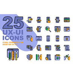 Set 100 icons for web design Royalty Free Vector Image