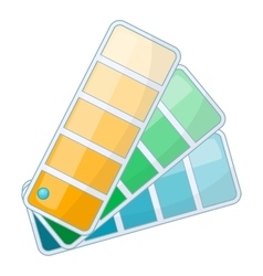Color swatch icon cartoon style Royalty Free Vector Image