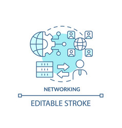 Machine learning algorithms concept icon Vector Image