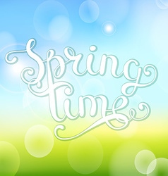 Spring time Royalty Free Vector Image - VectorStock
