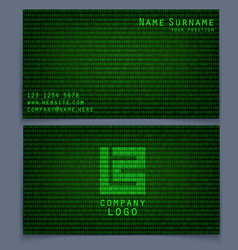 Sound system business card audio acoustic Vector Image