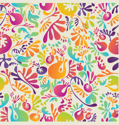 Seamless pattern organic texture Royalty Free Vector Image
