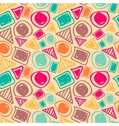 Abstract geometric triangle seamless pattern Vector Image