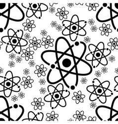 Seamless nuclear pattern Royalty Free Vector Image