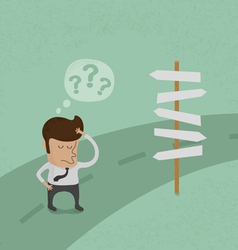 Chaotic difficult process way the Royalty Free Vector Image