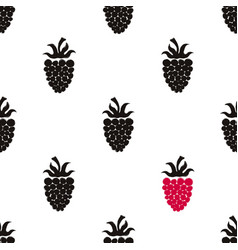 Raspberry frame Royalty Free Vector Image - VectorStock