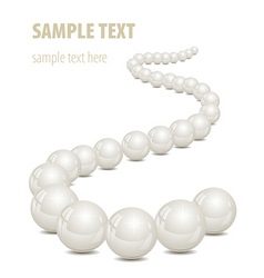 Pearls Royalty Free Vector Image - VectorStock