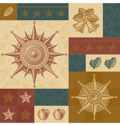 Vintage Christmas Set Royalty Free Vector Image