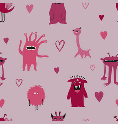 Little fairy surface design and 2 seamless Vector Image