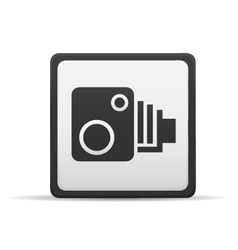 Speed camera icon Royalty Free Vector Image - VectorStock