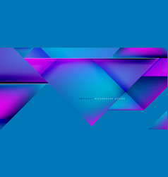 Dynamic triangle composition abstract background Vector Image