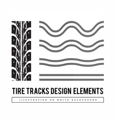 Realistic tires set car tires Royalty Free Vector Image
