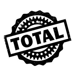 Total rubber stamp Royalty Free Vector Image - VectorStock