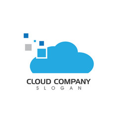 Cloud data stream icon Royalty Free Vector Image