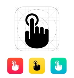 Fingerprint scanner icon Royalty Free Vector Image