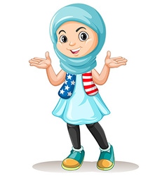 Boy and girl with happy face Royalty Free Vector Image