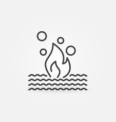 Sea wave logo Royalty Free Vector Image - VectorStock