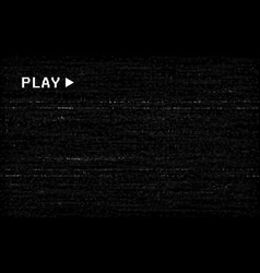 Glitch error template video problem concept Vector Image