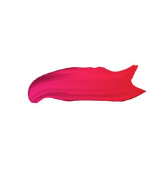 Lipstick with smeared lipstick isolated Royalty Free Vector