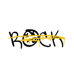 Dollar sign lettering street graffiti Royalty Free Vector