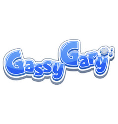 Font sticker design with grade one word Royalty Free Vector