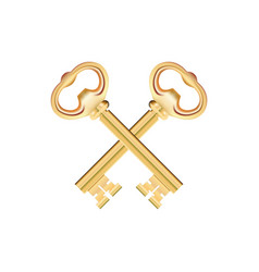 3d golden music notes isolated on white Royalty Free Vector