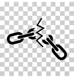 Broken chain icon Royalty Free Vector Image - VectorStock
