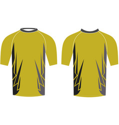 Men compression shirt mock ups Royalty Free Vector Image