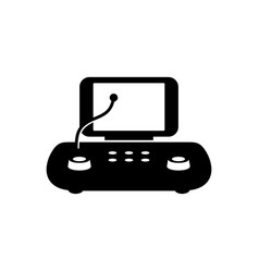 Portable audiometer icon Royalty Free Vector Image