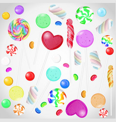 Simple sweet candy pink swirl background Vector Image