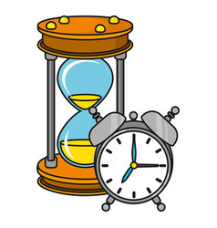 Time stopwatch speed fast clock linear design Vector Image