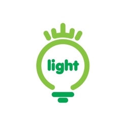Logo light Royalty Free Vector Image - VectorStock