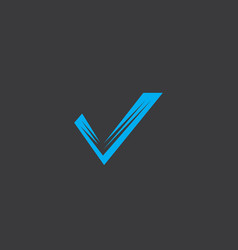 Letter q checklist logo Royalty Free Vector Image