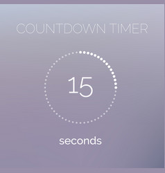 Countdown clock flip counter digital timer Vector Image