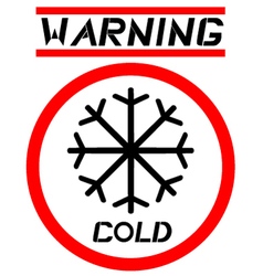 Cold symbol Royalty Free Vector Image - VectorStock