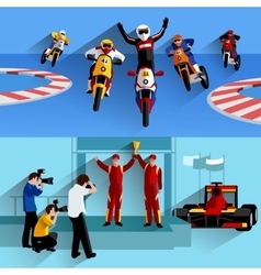 Sports stripes car stickers racing decals Vector Image