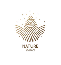Spruce forest logo Royalty Free Vector Image - VectorStock