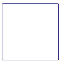 Rounded rectangle frame template Royalty Free Vector Image