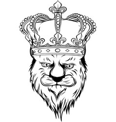 Gothic lion Royalty Free Vector Image - VectorStock