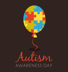 Child with autism avoiding eye contact flat Vector Image
