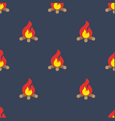 Seamless pattern with firefighting items fire Vector Image