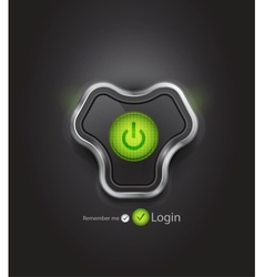 Power login page Royalty Free Vector Image - VectorStock