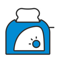 Broken toaster error 3d icon Royalty Free Vector Image