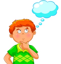 Cartoon baby boy isolated on a white background Vector Image