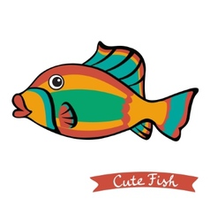 Cute sea alphabet Royalty Free Vector Image - VectorStock