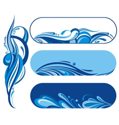 Water background Royalty Free Vector Image - VectorStock