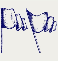 Waving flag Royalty Free Vector Image - VectorStock