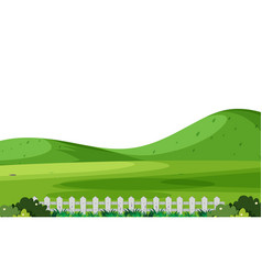 Meadow with grass clipart Royalty Free Vector Image